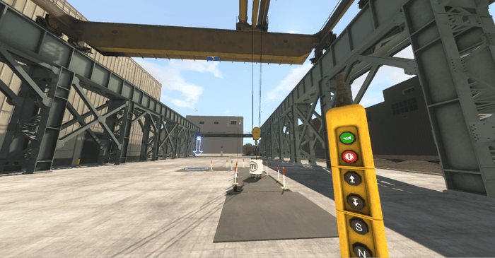 Overhead Crane Outdoor Environment Highlights Crane Simulator Update